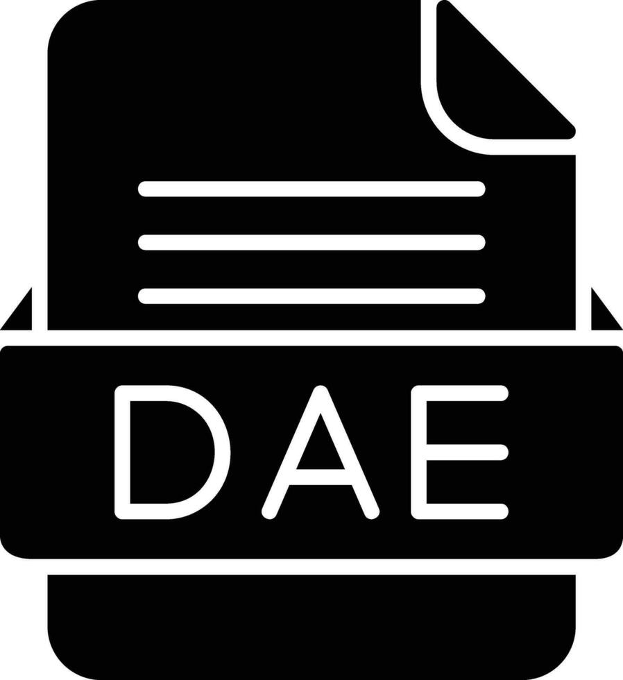 DAE File Format Line Icon 28644009 Vector Art at Vecteezy