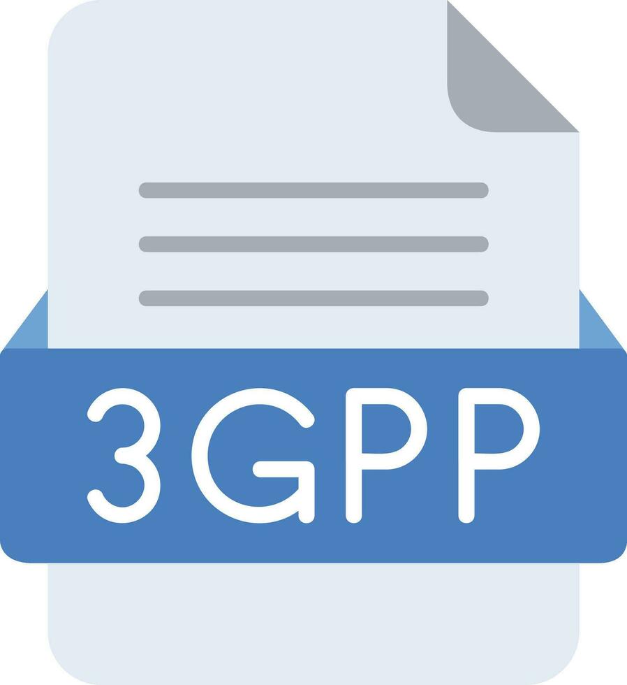 3GPP File Format Line Icon 28644021 Vector Art at Vecteezy