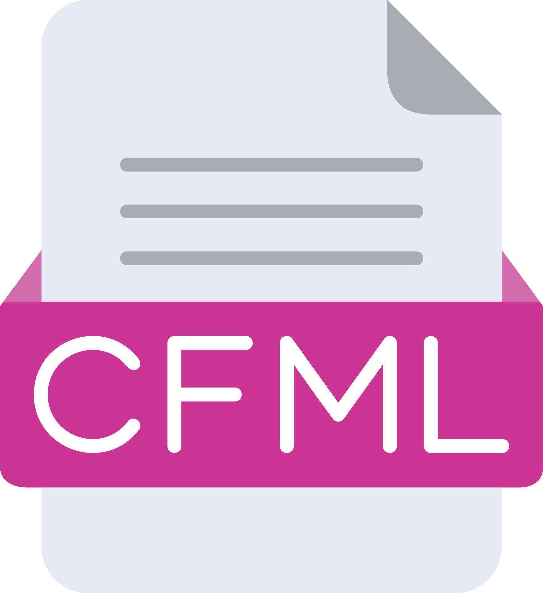 CFML File Format Line Icon 28644072 Vector Art at Vecteezy