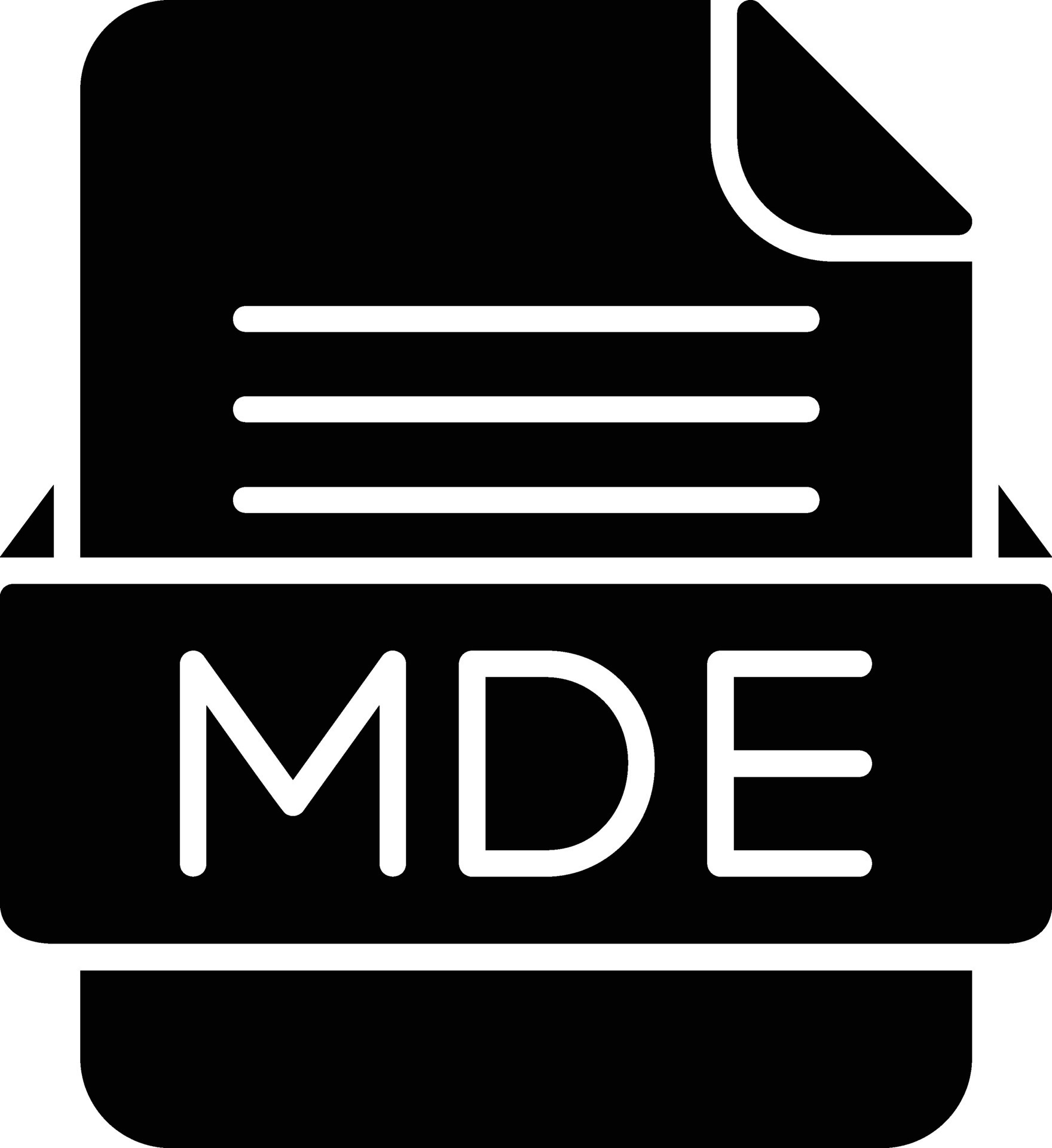 MDE File Format Line Icon 28644317 Vector Art at Vecteezy MDE File Format Line Icon 28644317 Vector Art at Vecteezy