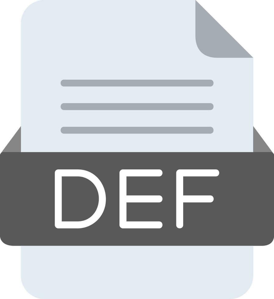 DEF File Format Line Icon 28644359 Vector Art at Vecteezy DEF File Format Line Icon 28644359 Vector Art at Vecteezy
