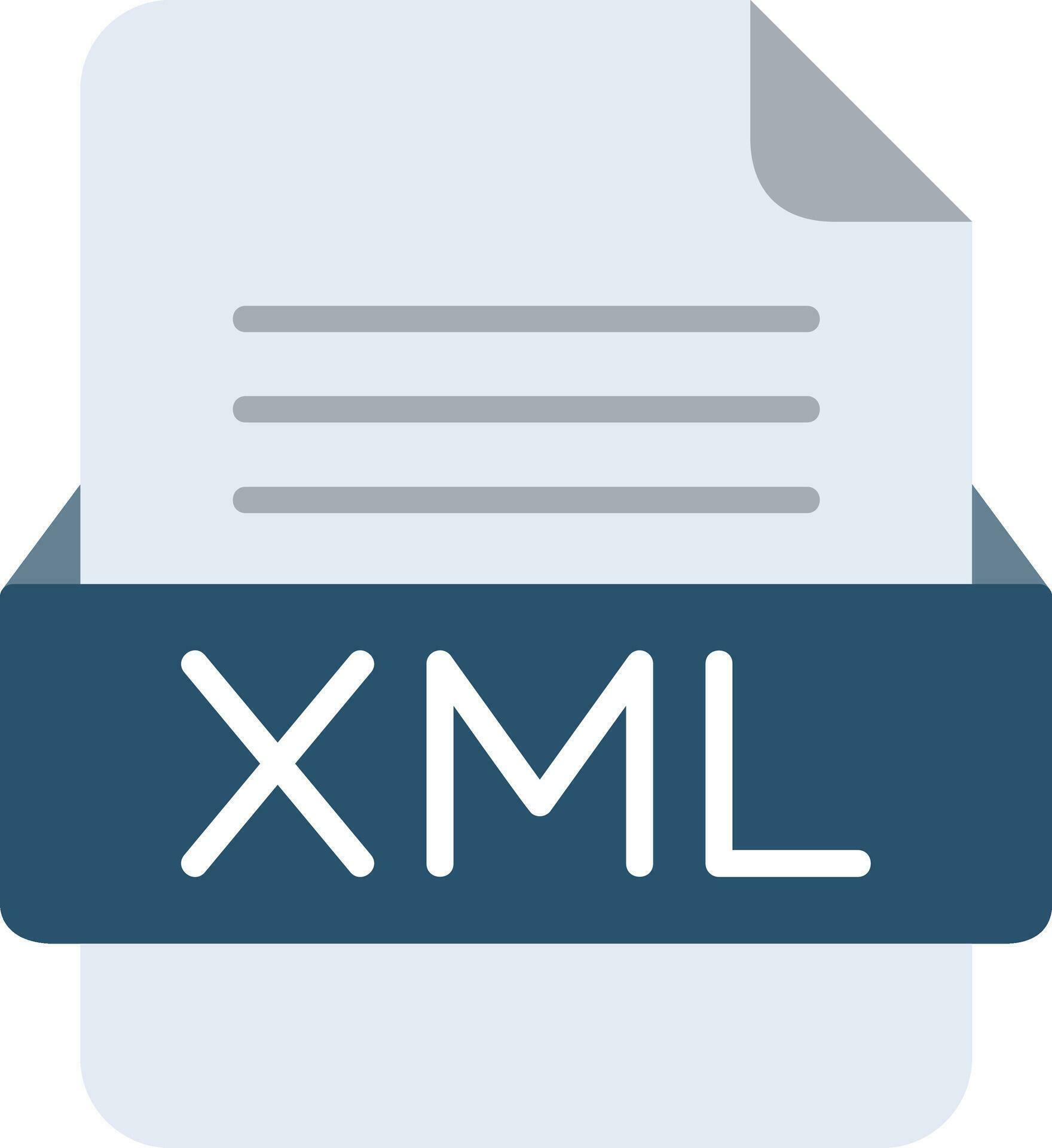 XML File Format Line Icon 28644381 Vector Art at Vecteezy