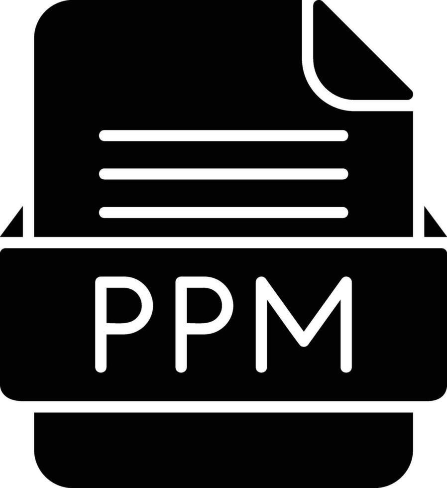 Ppm File Format Line Icon 28644409 Vector Art At Vecteezy