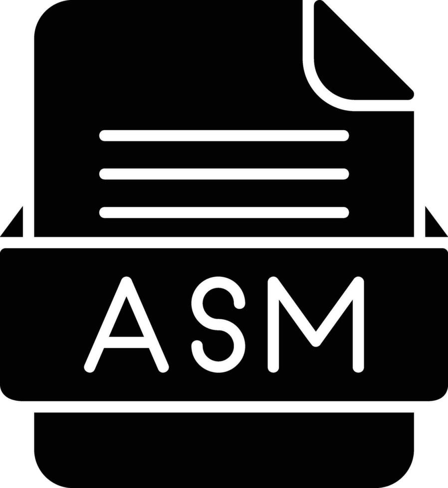 ASM File Format Line Icon 28644422 Vector Art at Vecteezy