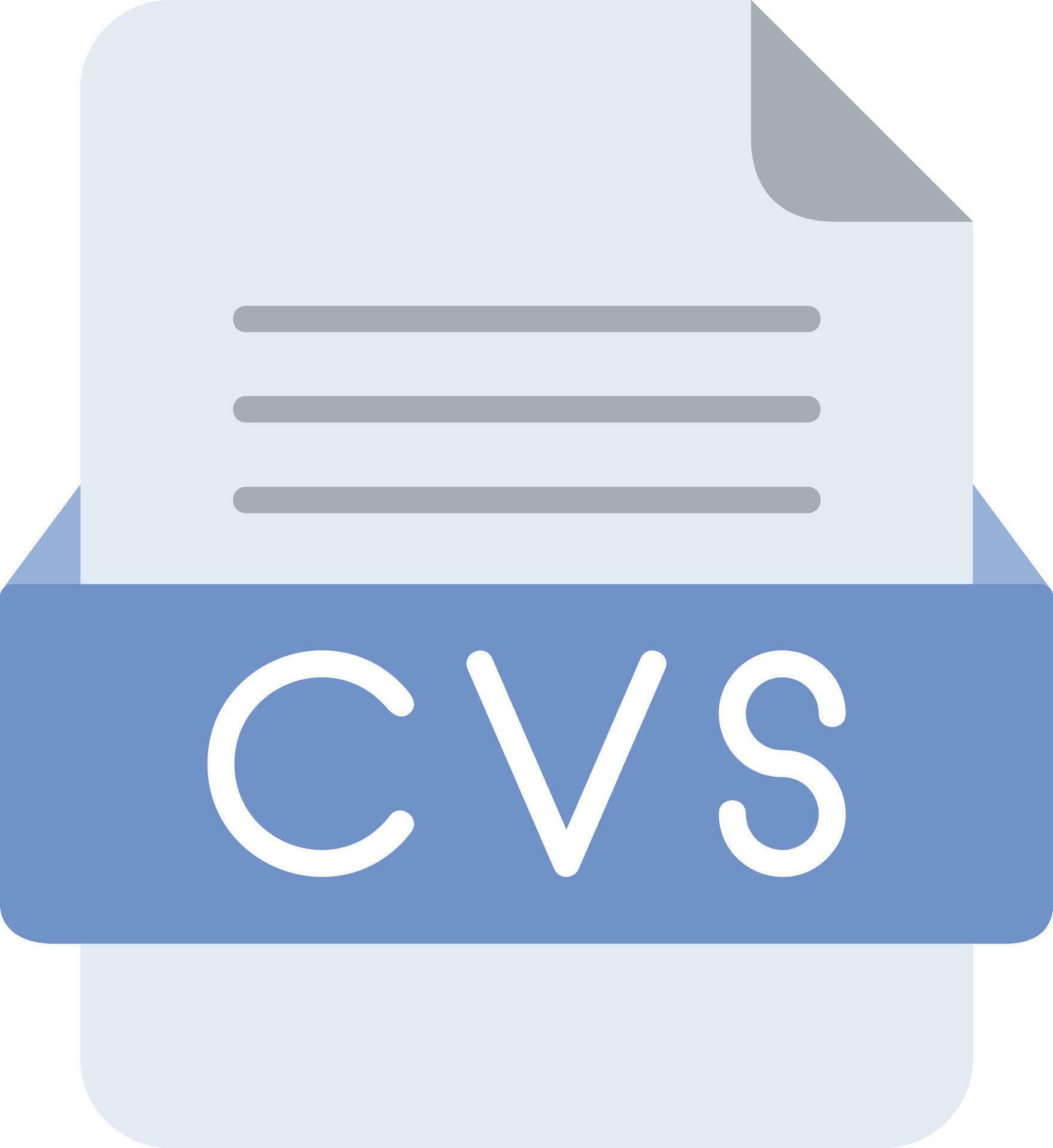 CVS File Format Line Icon 28644426 Vector Art at Vecteezy