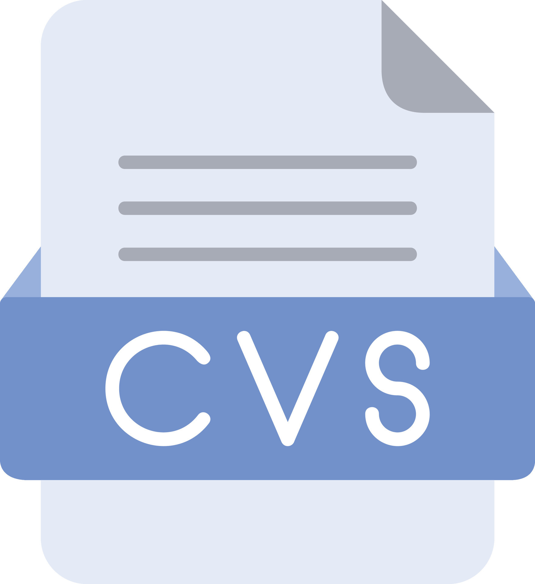 CVS File Format Line Icon 28644426 Vector Art at Vecteezy