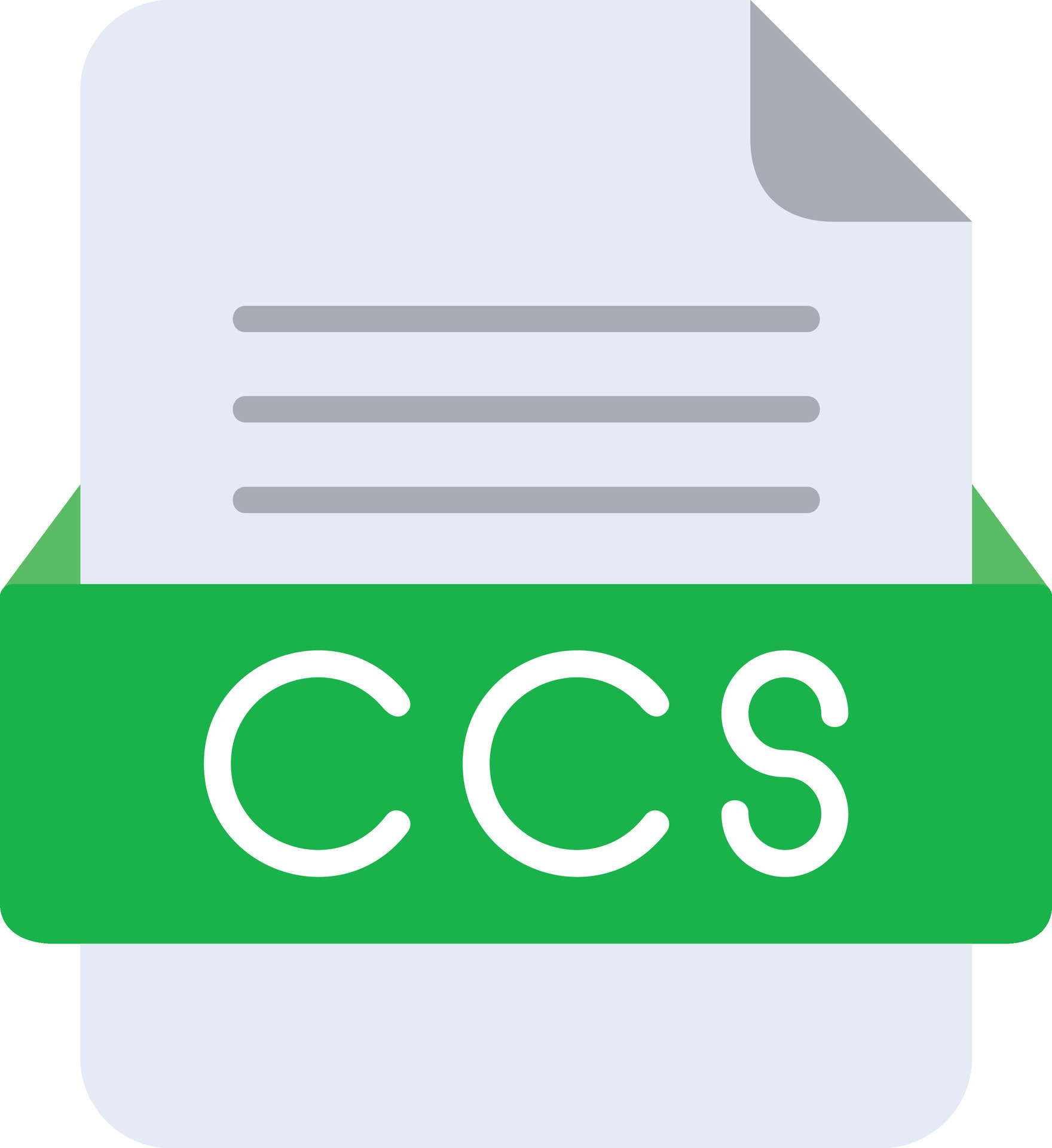 CCS File Format Line Icon 28644429 Vector Art at Vecteezy