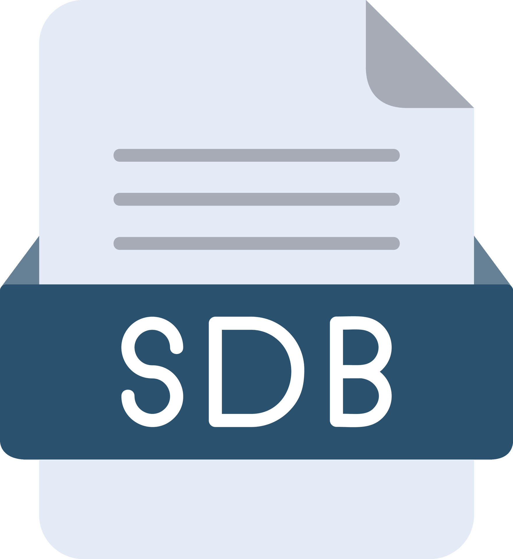 SDB File Format Line Icon 28644448 Vector Art at Vecteezy