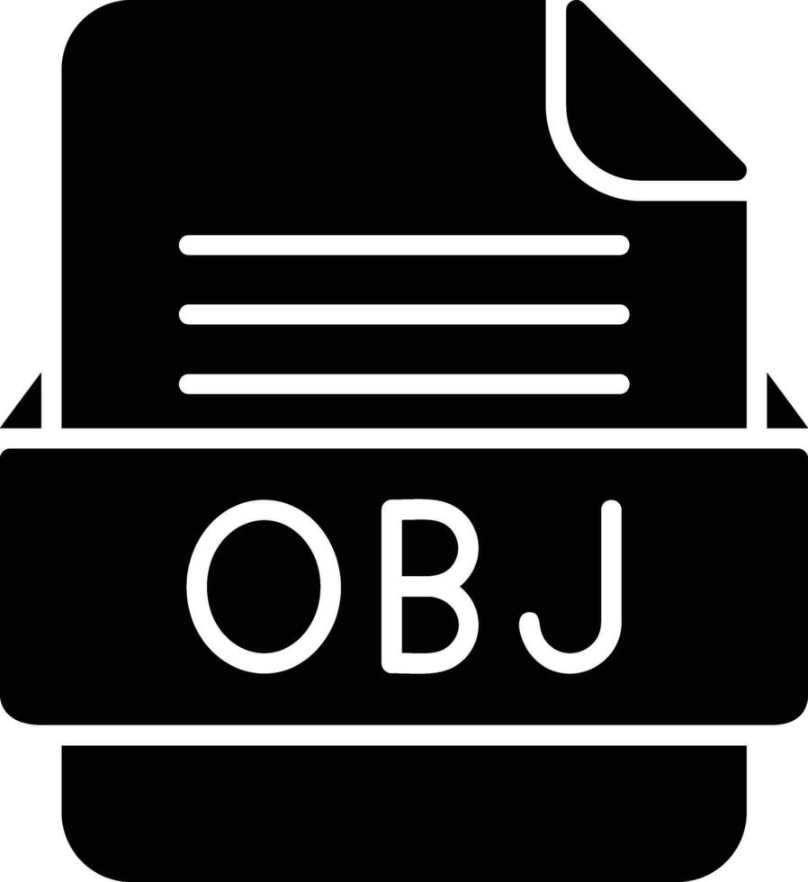 obj archivo formato línea icono 28644465 Vector en Vecteezy