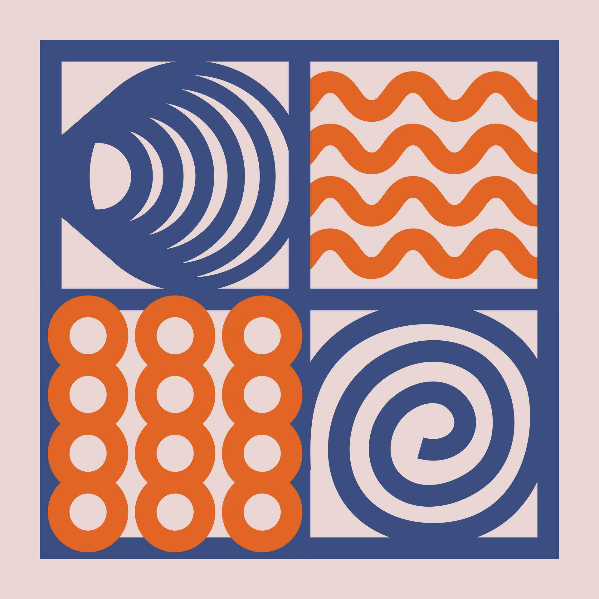 Simple geometric abstract shape pattern V1 28646614 Vector Art at Vecteezy