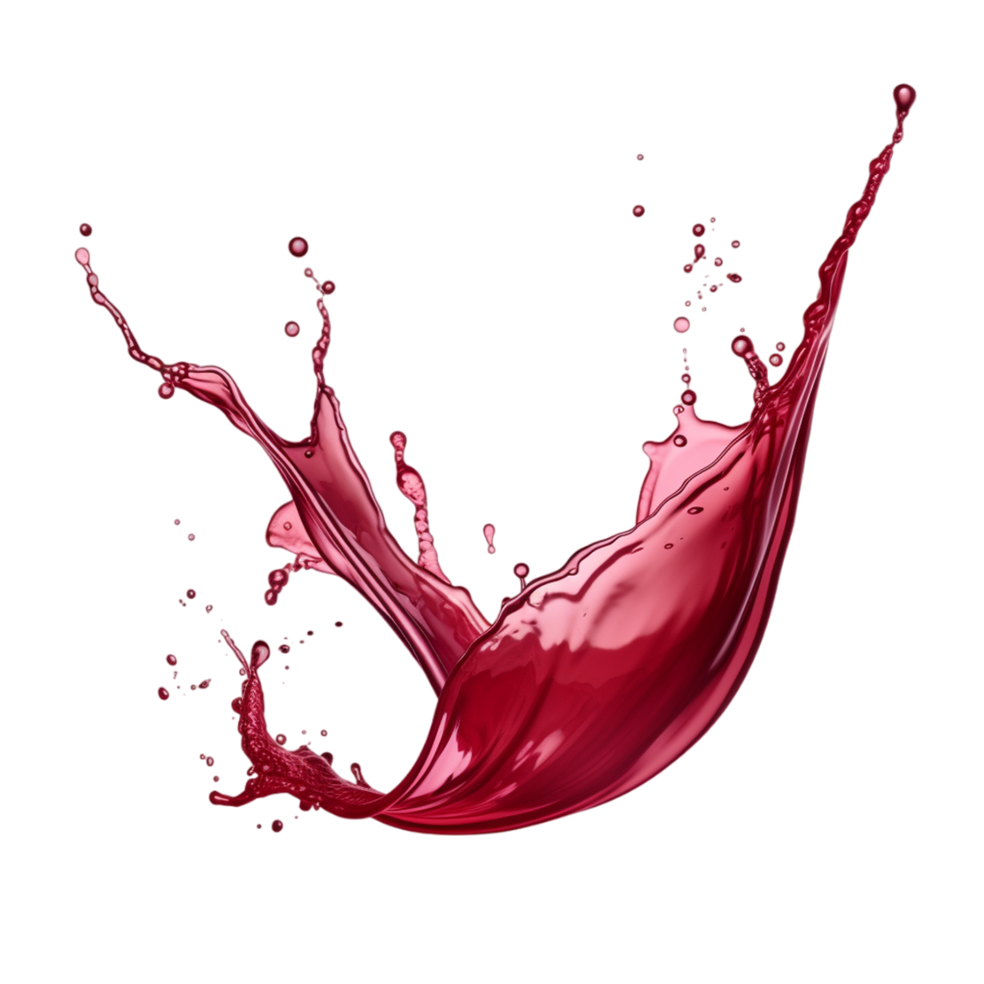 Realistic splash of wine or red juice ai generative 28648771 PNG