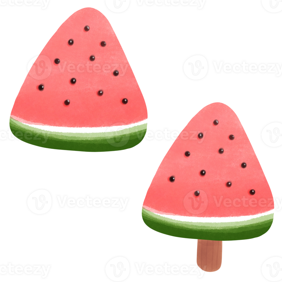 Watercolor Watermelon Illustration 28650010 Png