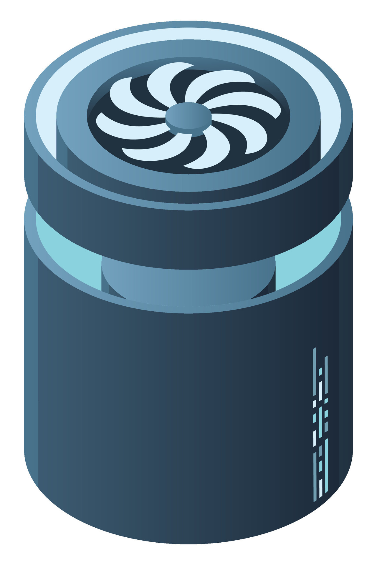 Isometric Cloud Database Cloud Computing And File Cloud Storage Modern Technology Vector