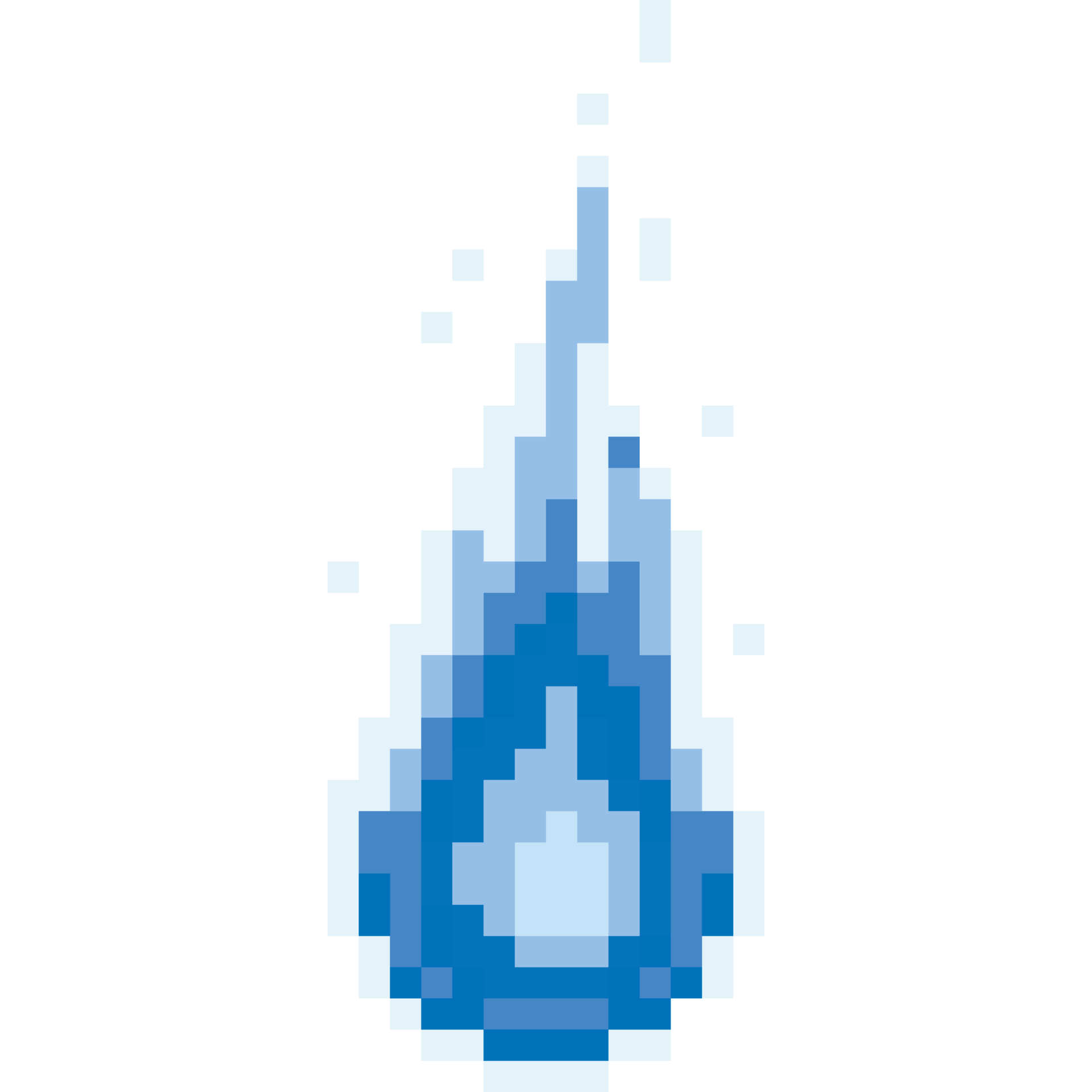 Pixel Art Blue Spirit Character 28651812 Png