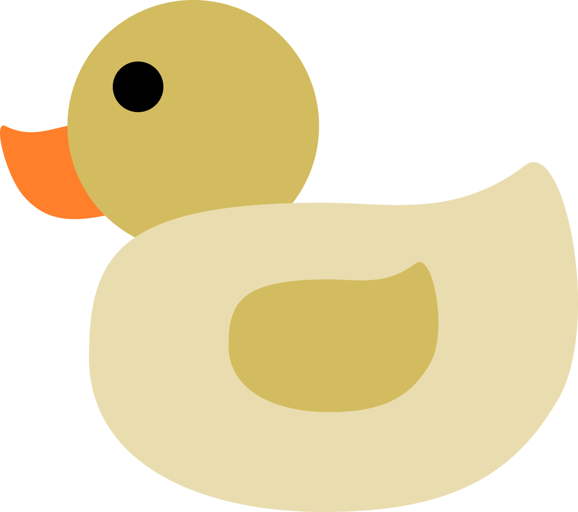Cute Duck Cartoon Icon 28653242 Png