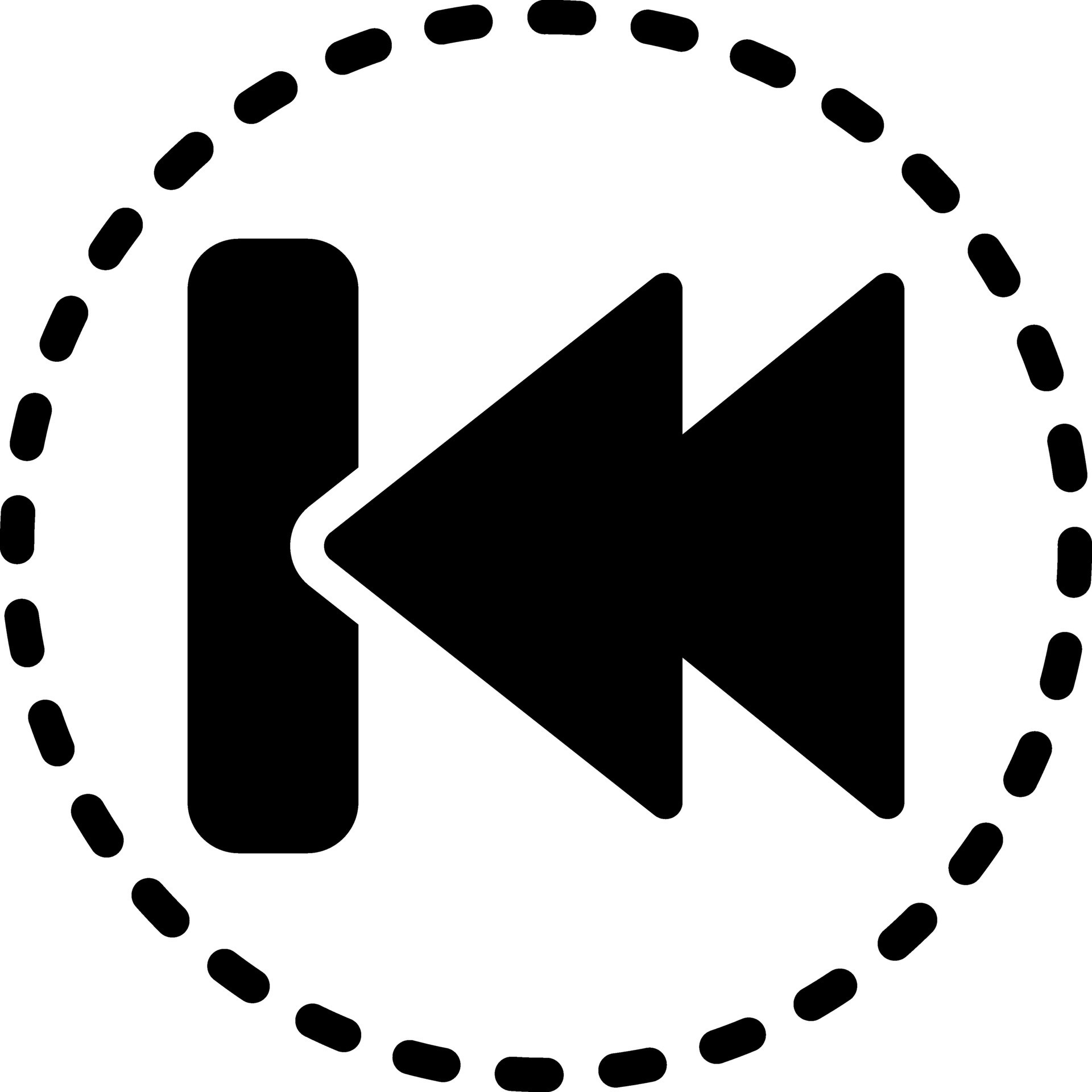 solid icon for reverse 28656579 Vector Art at Vecteezy