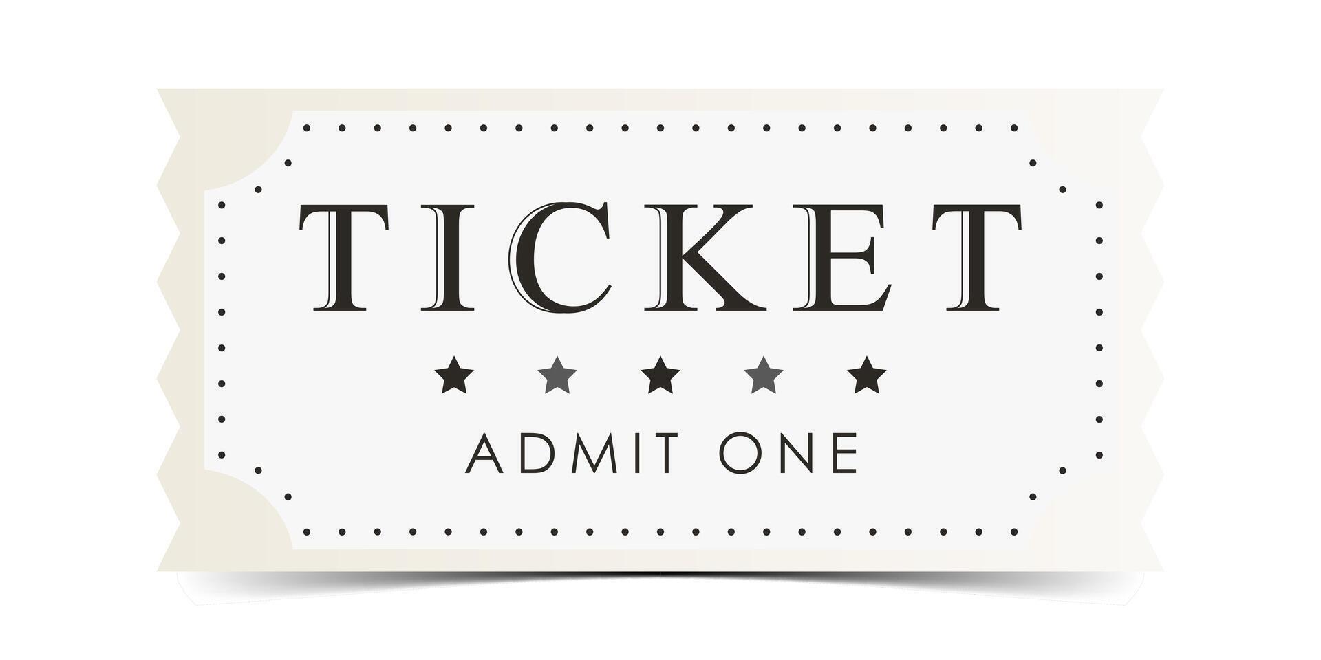 Ticket sample. Modern elegant ticket card illustration template ... Ticket sample. Modern elegant ticket card illustration template ...