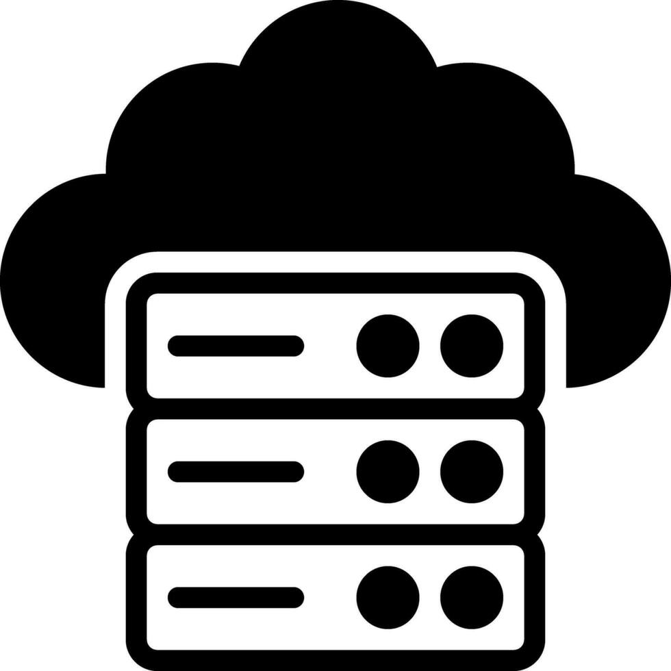 solid icon for hosting 28660488 Vector Art at Vecteezy