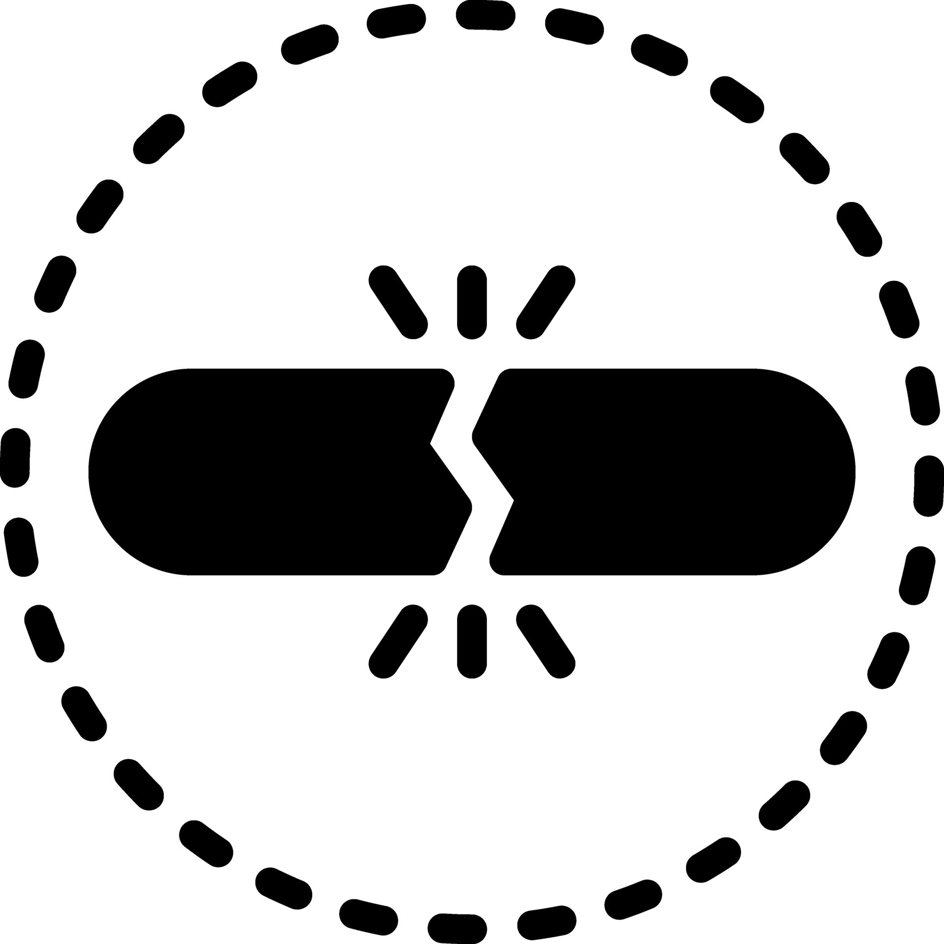 solid icon for break 28660497 Vector Art at Vecteezy