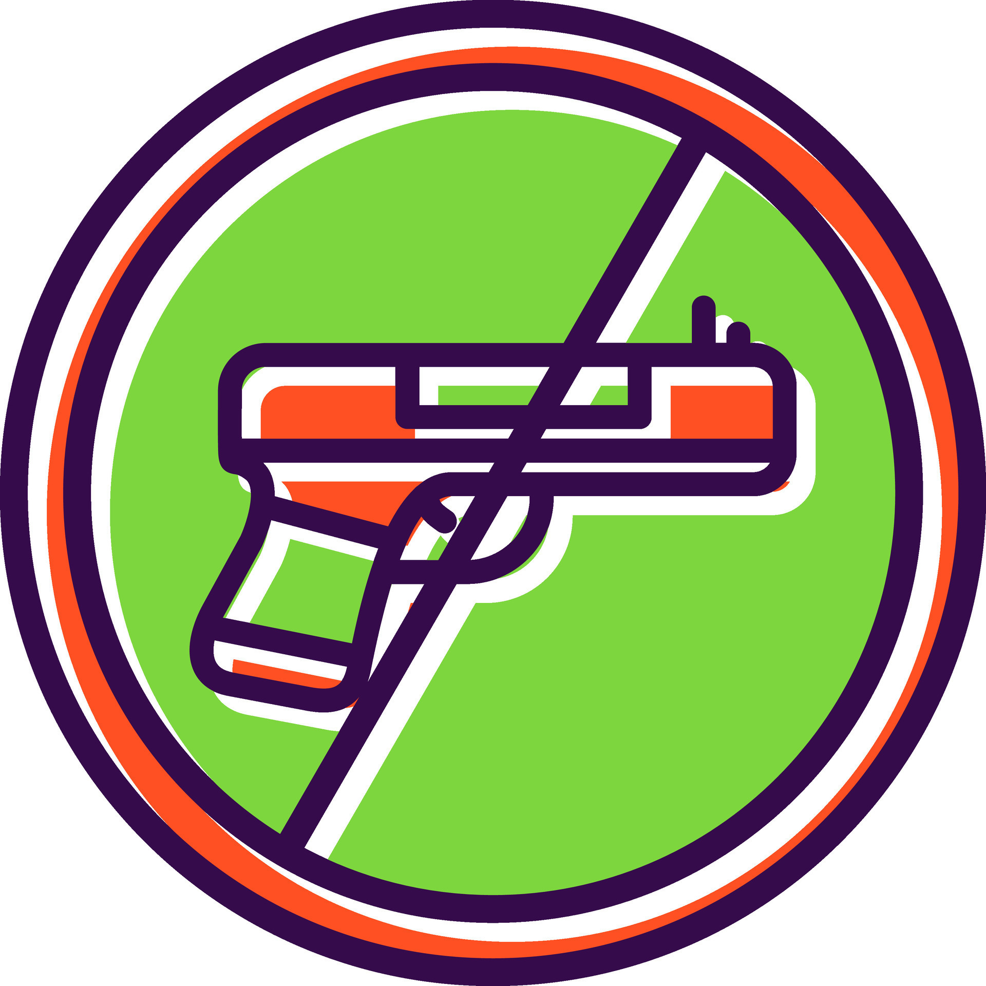 No Weapons Vector Icon Design 28665136 Vector Art at Vecteezy