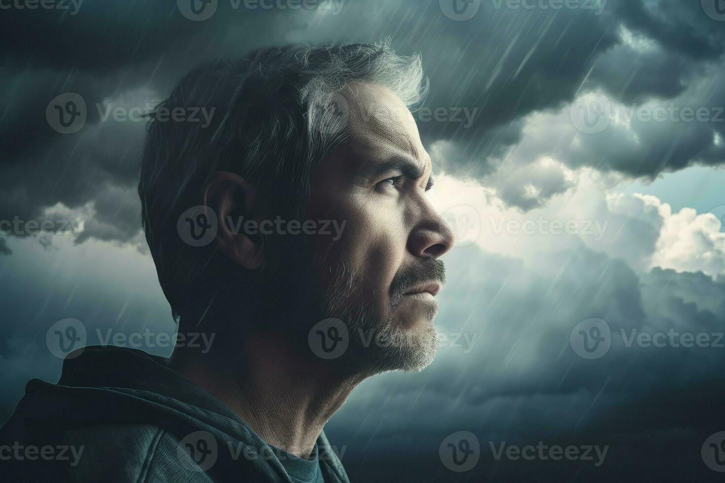 Man depression cloud. Generate Ai 28669690 Stock Photo at Vecteezy Man depression cloud. Generate Ai 28669690 Stock Photo at Vecteezy