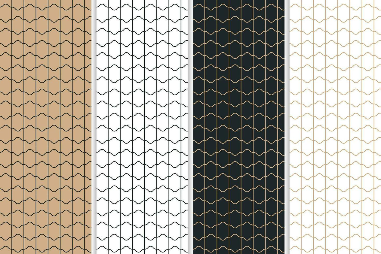 Seamless pattern set geometric and abstract background design 28670487 ...