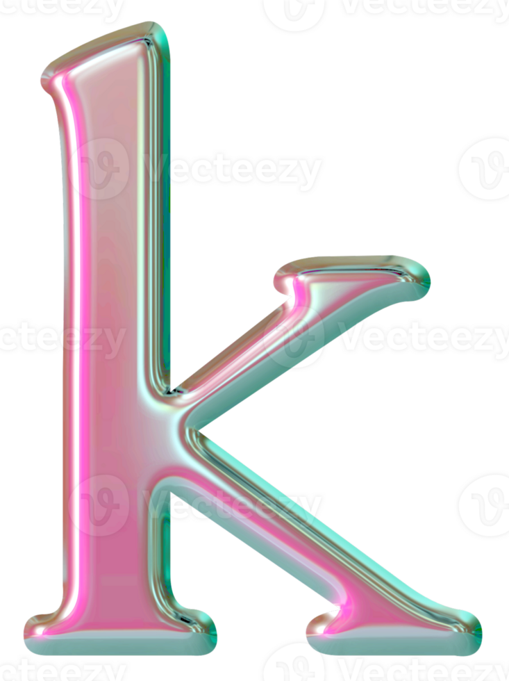 Iridescent Lowercase Alphabet Letters 28671844 Png