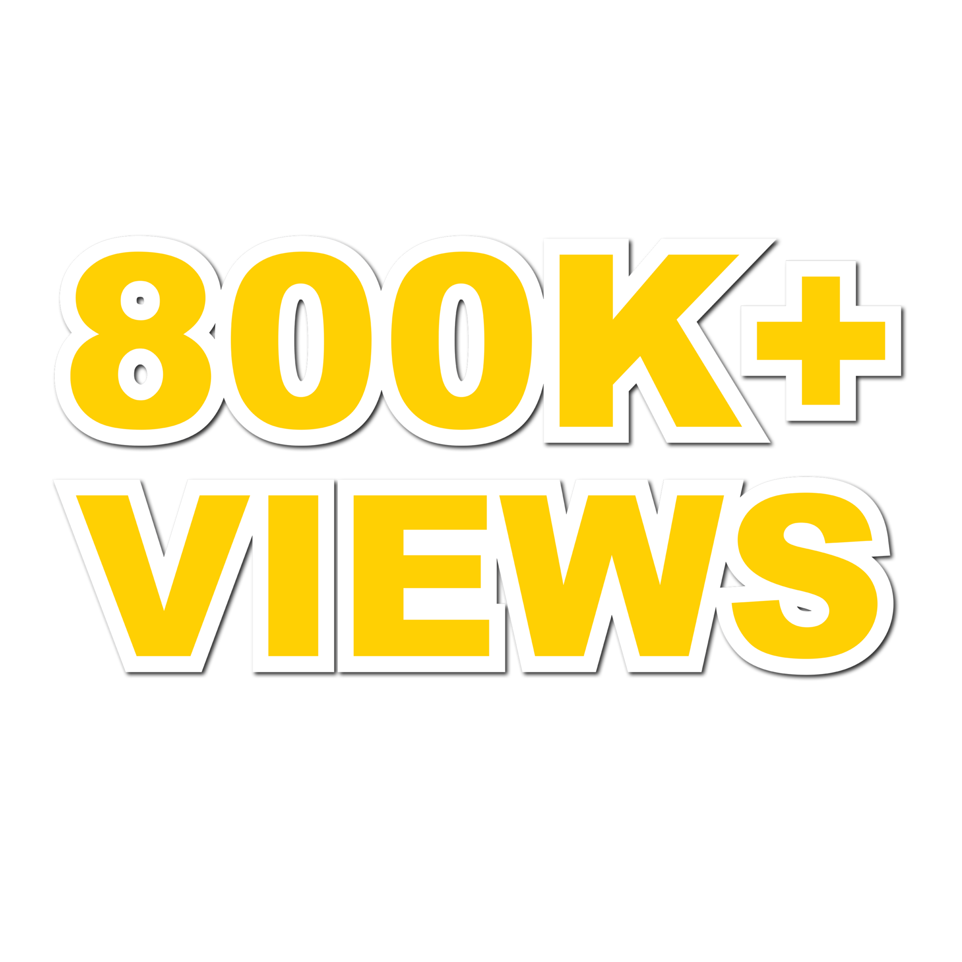 800k Views, 800k Views Png, 800k Views Celebration 28672670 PNG