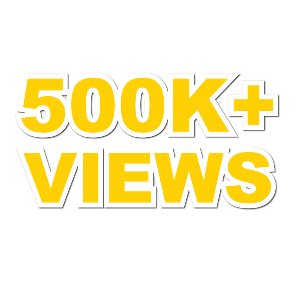 500k Views, 500k Views Png, 500k Views Celebration 28672955 PNG 500k Views, 500k Views Png, 500k Views Celebration 28672955 PNG