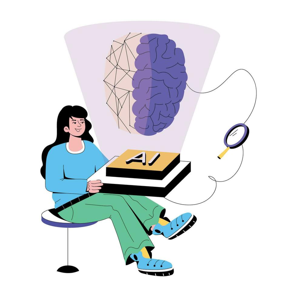 Trendy Machine Learning 28680516 Vector Art at Vecteezy