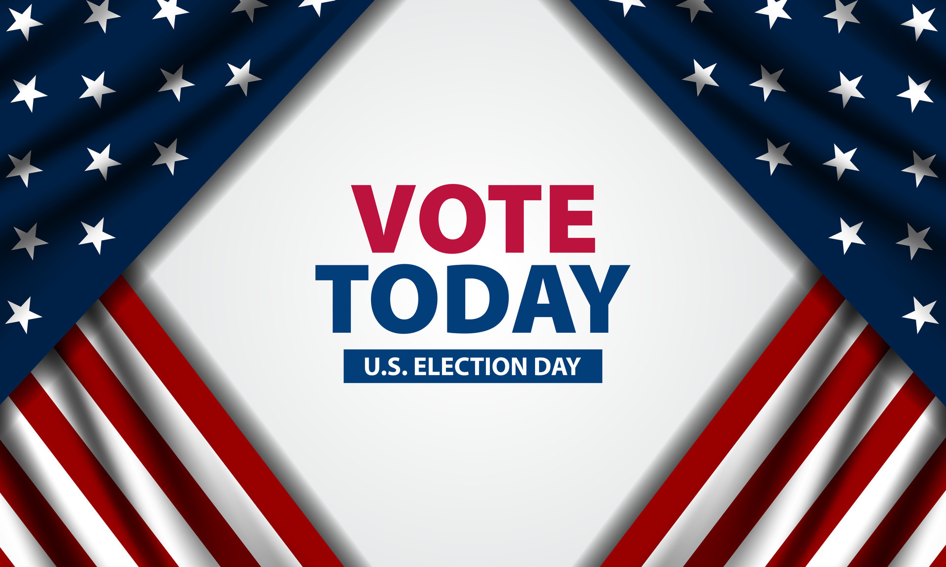United States of America Election Day background vector illustration ...