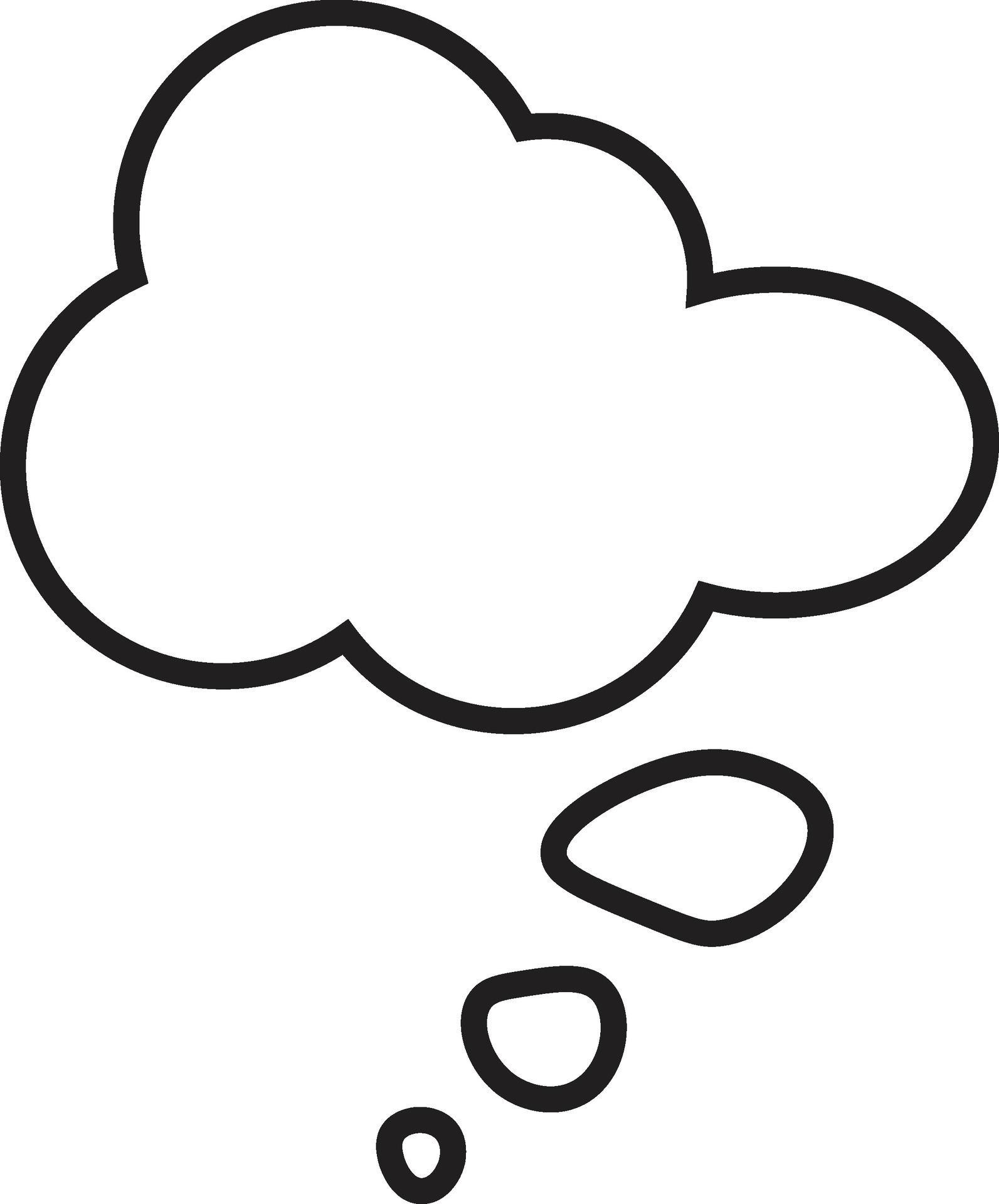 Free vector thought bubble black business icon clipart 28688267 Vector ...