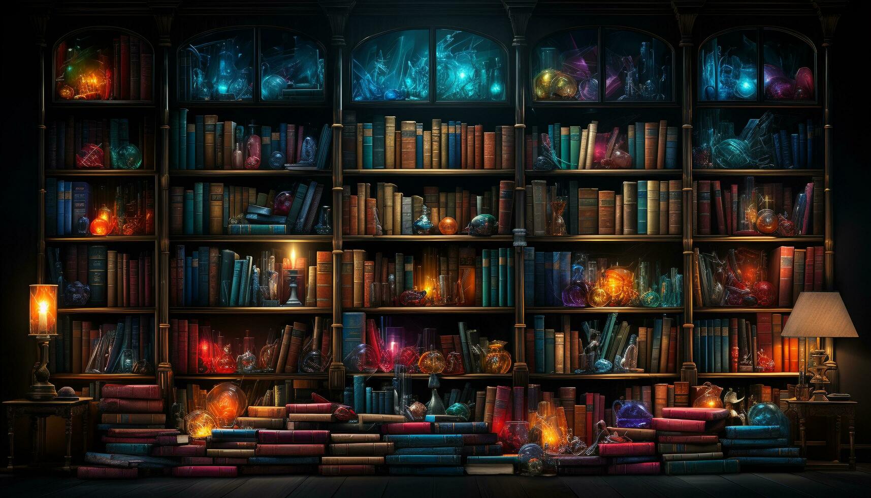 Magic Library Wallpaper