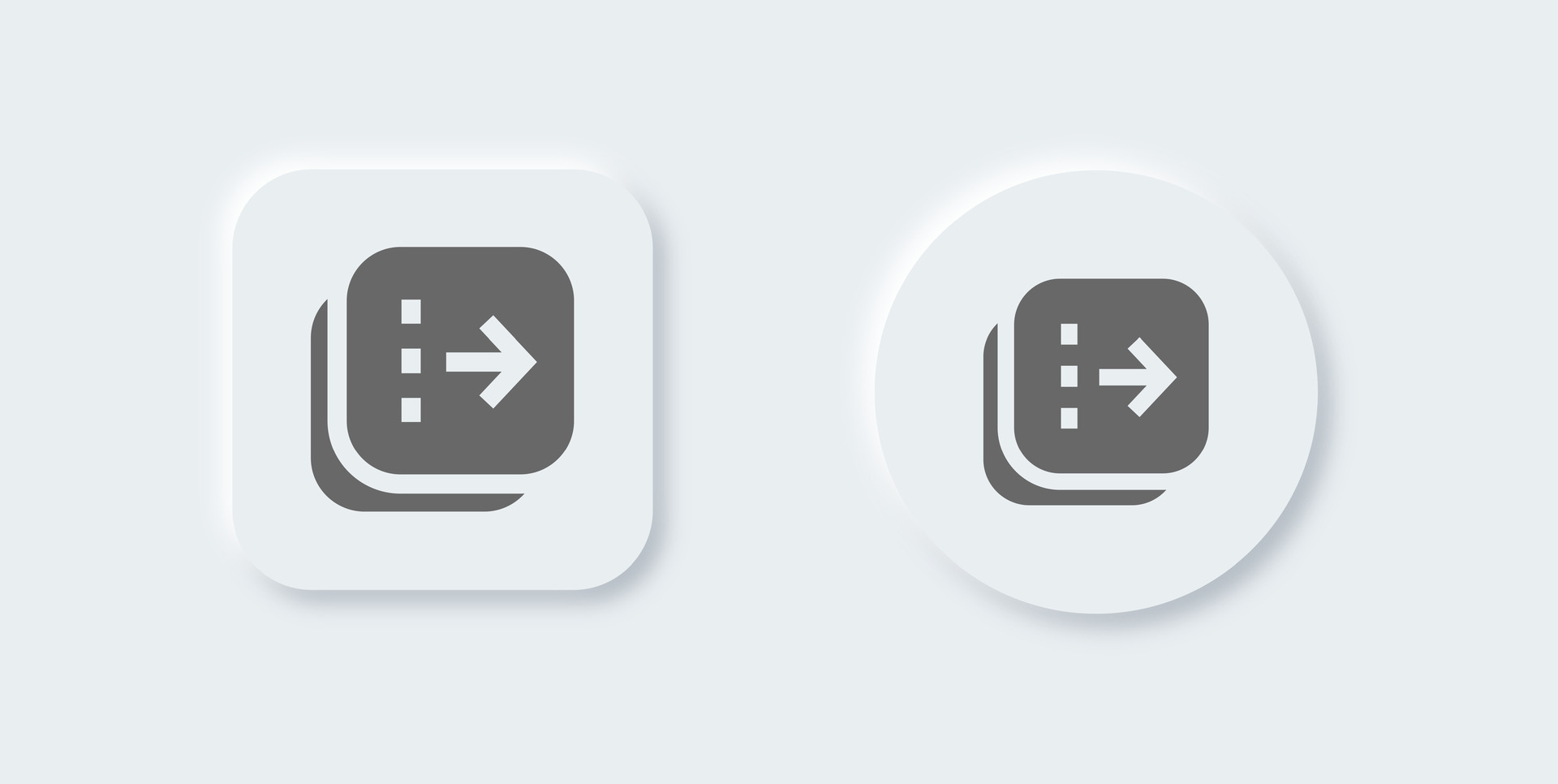 Flip Solid Icon In Neomorphic Design Style Arrow Switch Signs Vector Illustration 28690866
