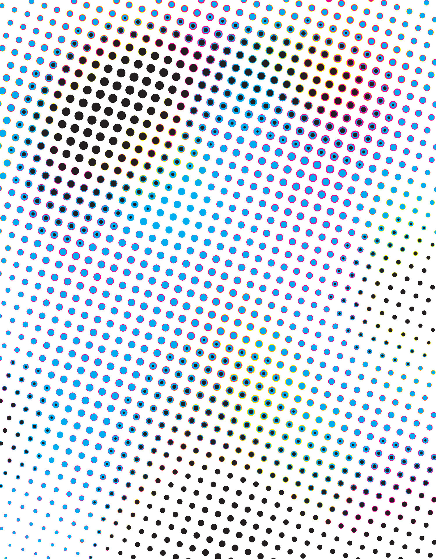 Halftone Dot Pattern Background Vector Illustration Abstract Wave