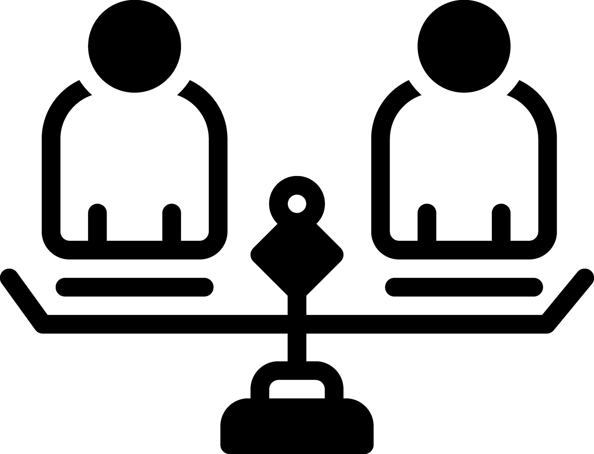 solid icon for equality 28697322 Vector Art at Vecteezy