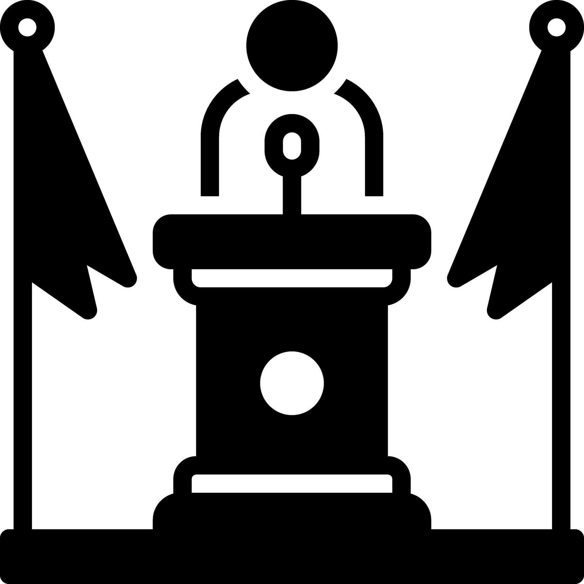 solid icon for governor 28697326 Vector Art at Vecteezy