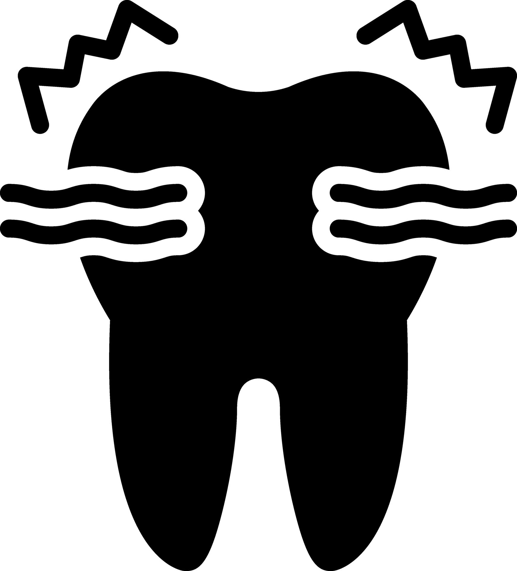 solid icon for sensitive 28699094 Vector Art at Vecteezy