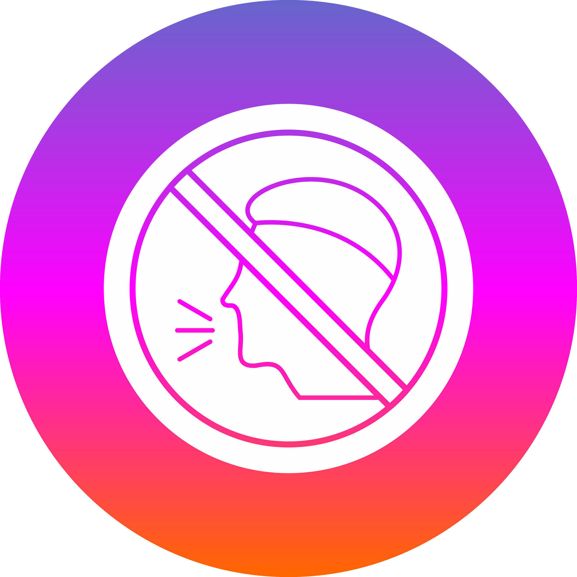 No Talking Vector Icon Design 28699932 Vector Art at Vecteezy