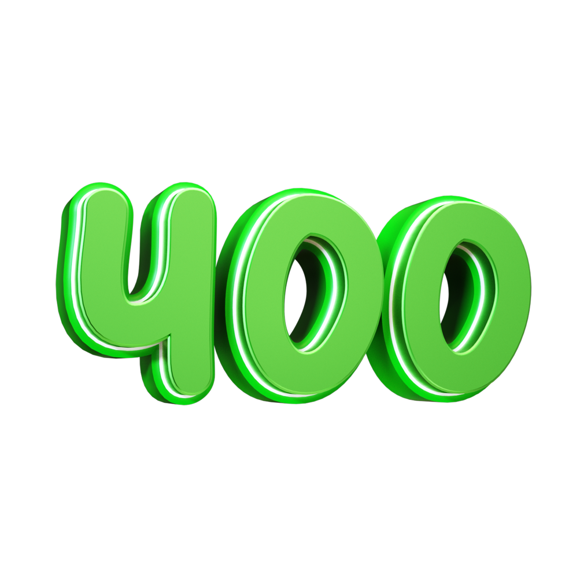 3d Render Green Number 28703559 Png
