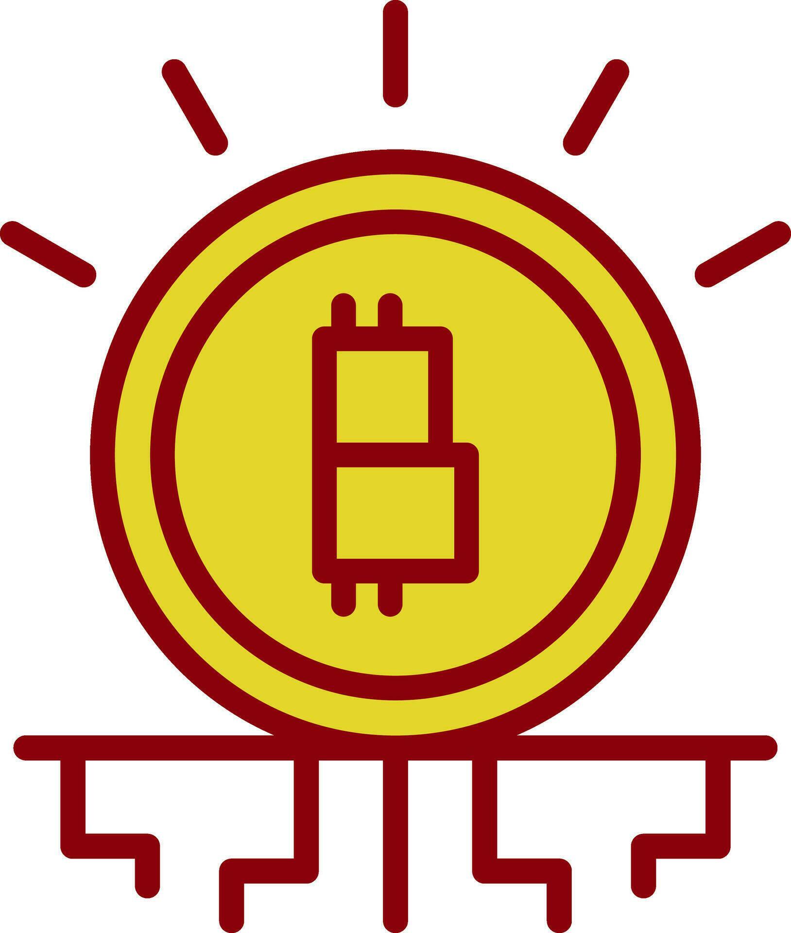 Bitcoin encryption Vector Icon Design 28708439 Vector Art at Vecteezy