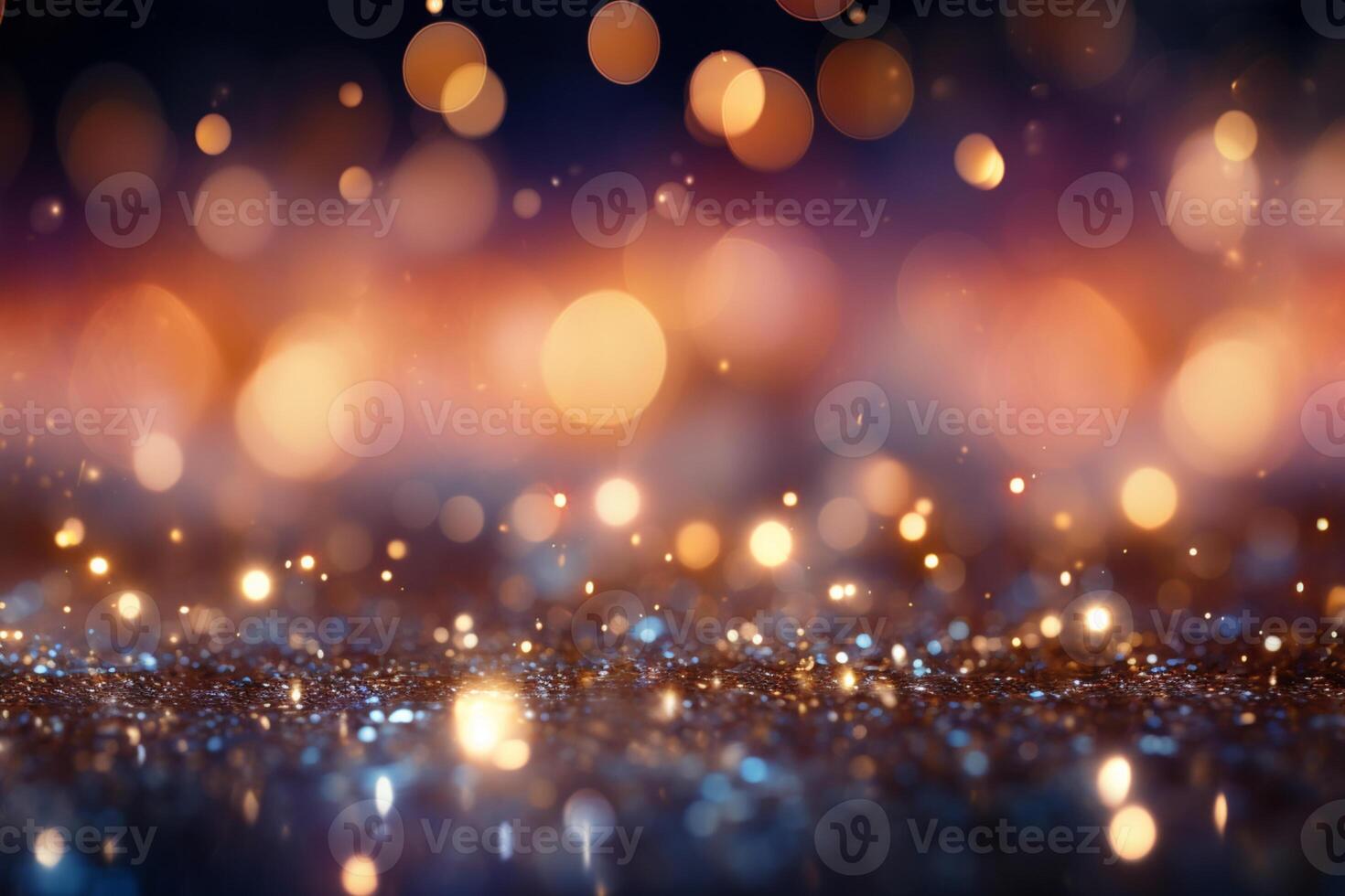 Ethereal backdrop of bokeh with glimmering lights, a dreamlike display of luminescence AI ...