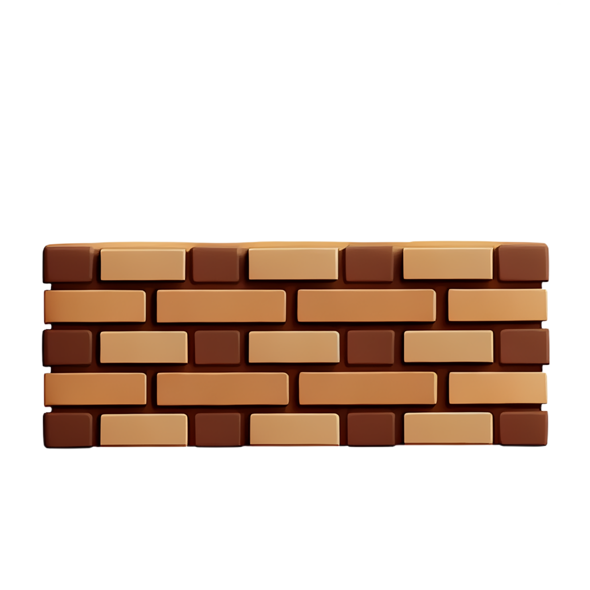 Brick Wall 3d Rendering Icon Illustration 28711291 Png