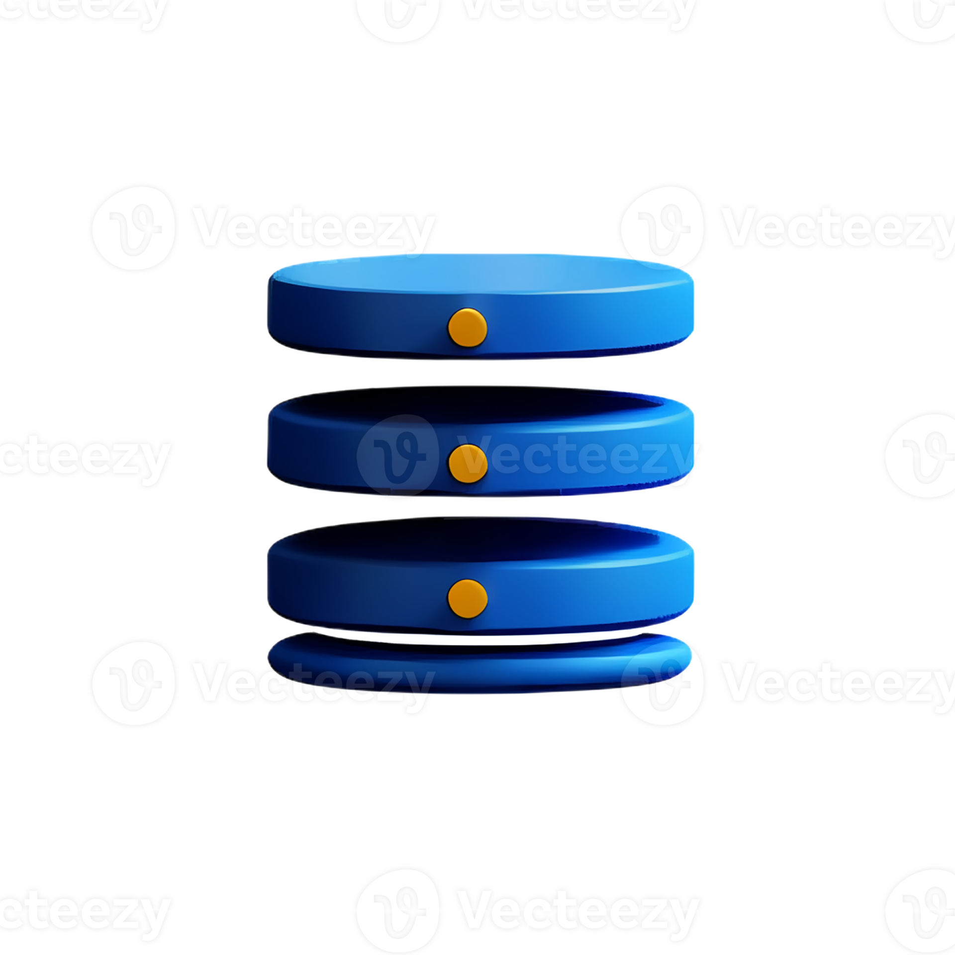 database 3d rendering icon illustration 28711430 PNG