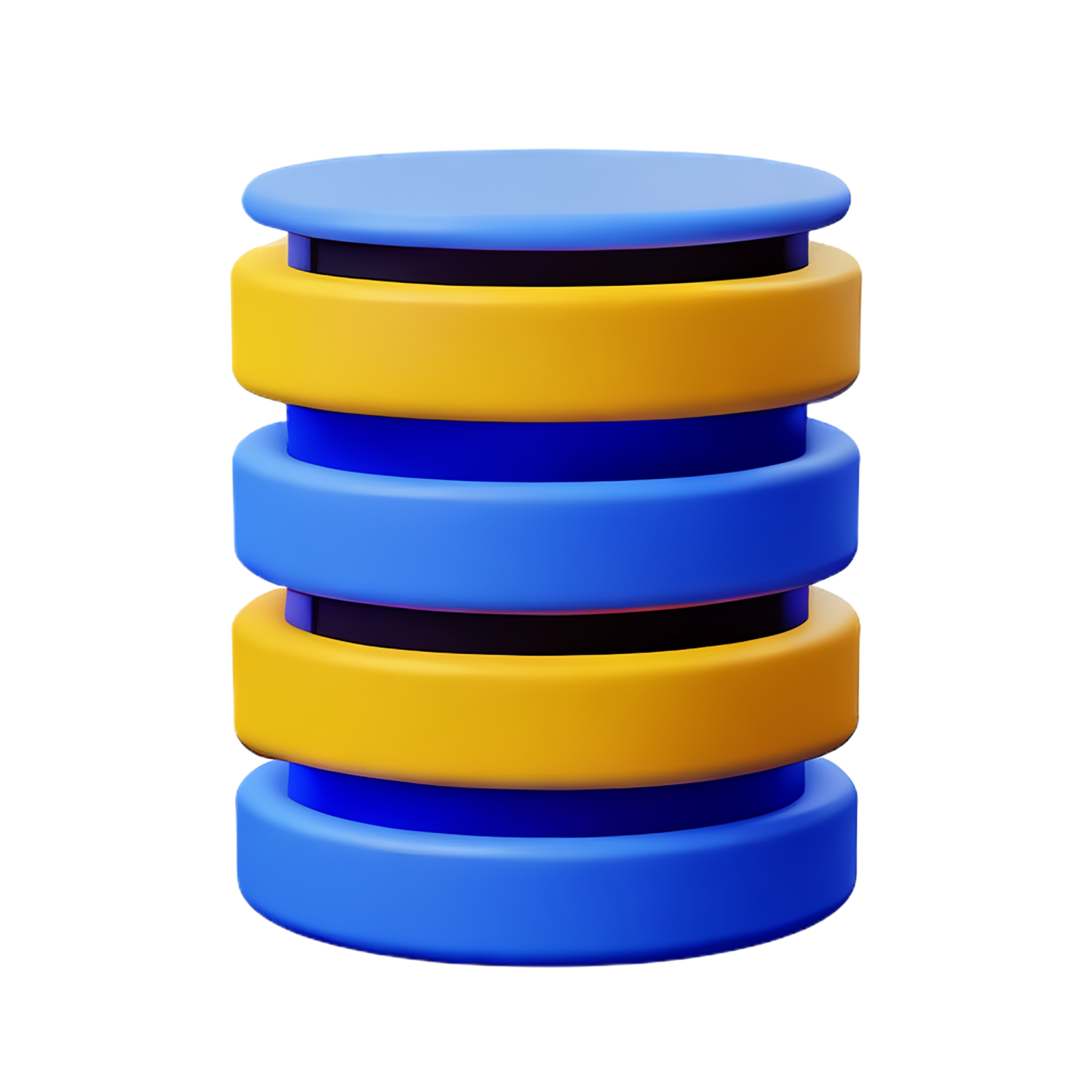 database 3d rendering icon illustration 28711886 PNG