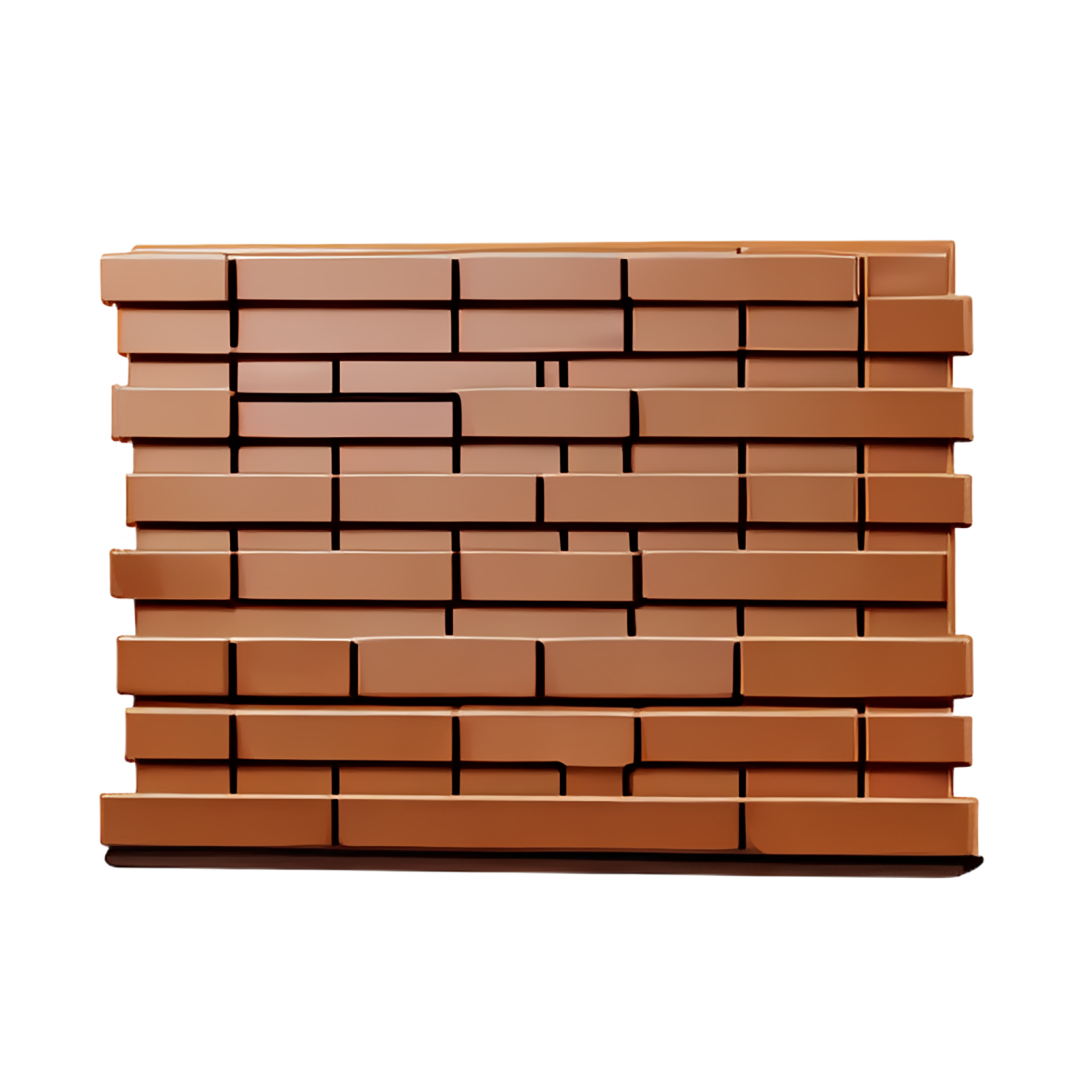 Brick Wall 3d Rendering Icon Illustration 28712457 Png