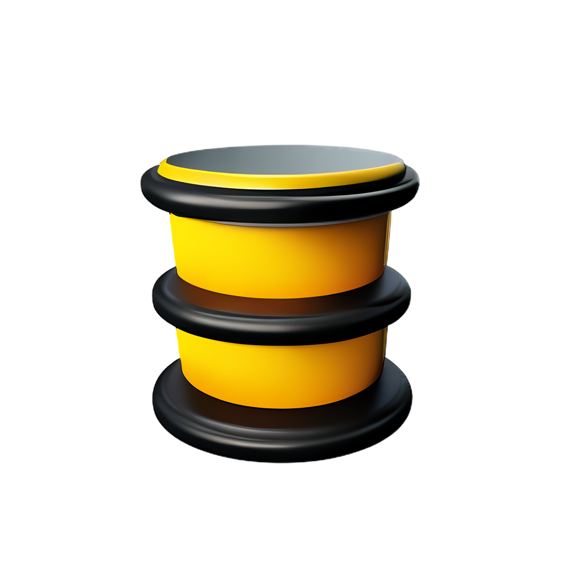 database 3d rendering icon illustration 28712690 PNG