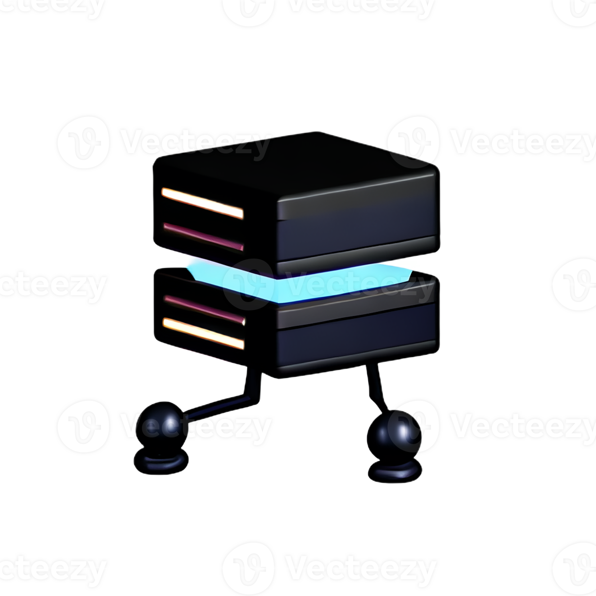 database 3d rendering icon illustration 28712850 PNG