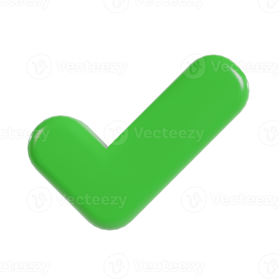 Check mark 3d icon green tick. 28713298 PNG Check mark 3d icon green tick. 28713298 PNG