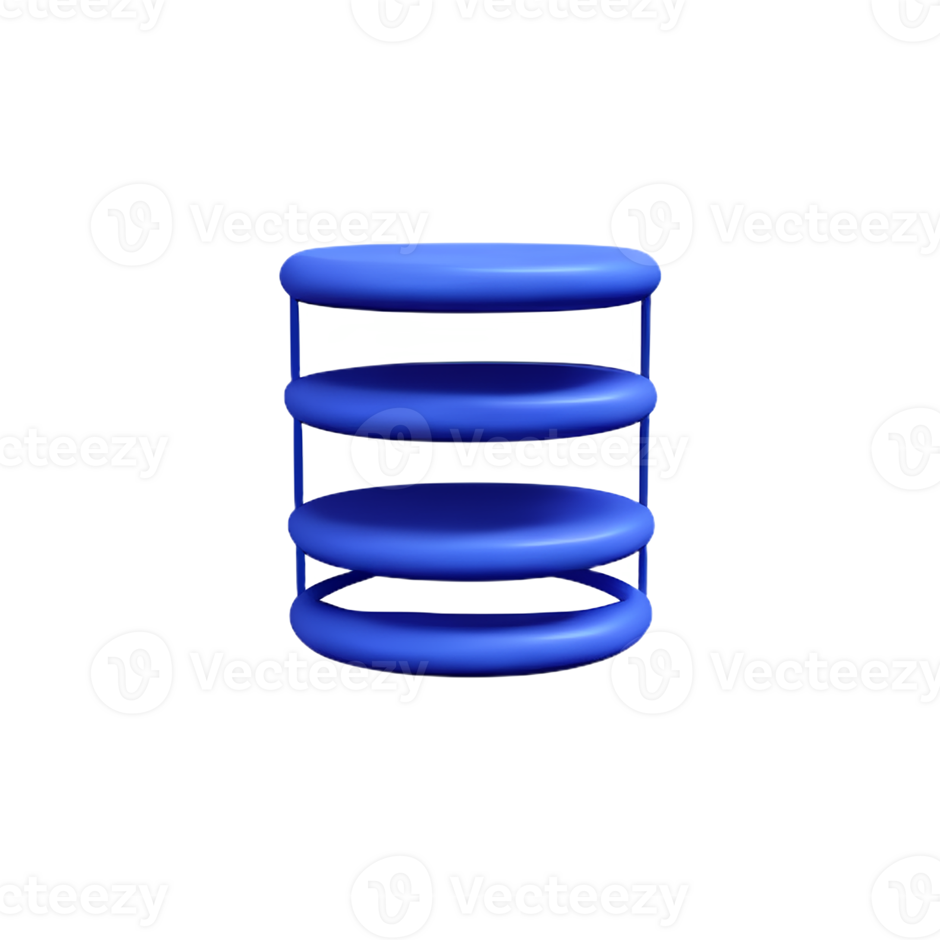 database 3d rendering icon illustration 28713506 PNG